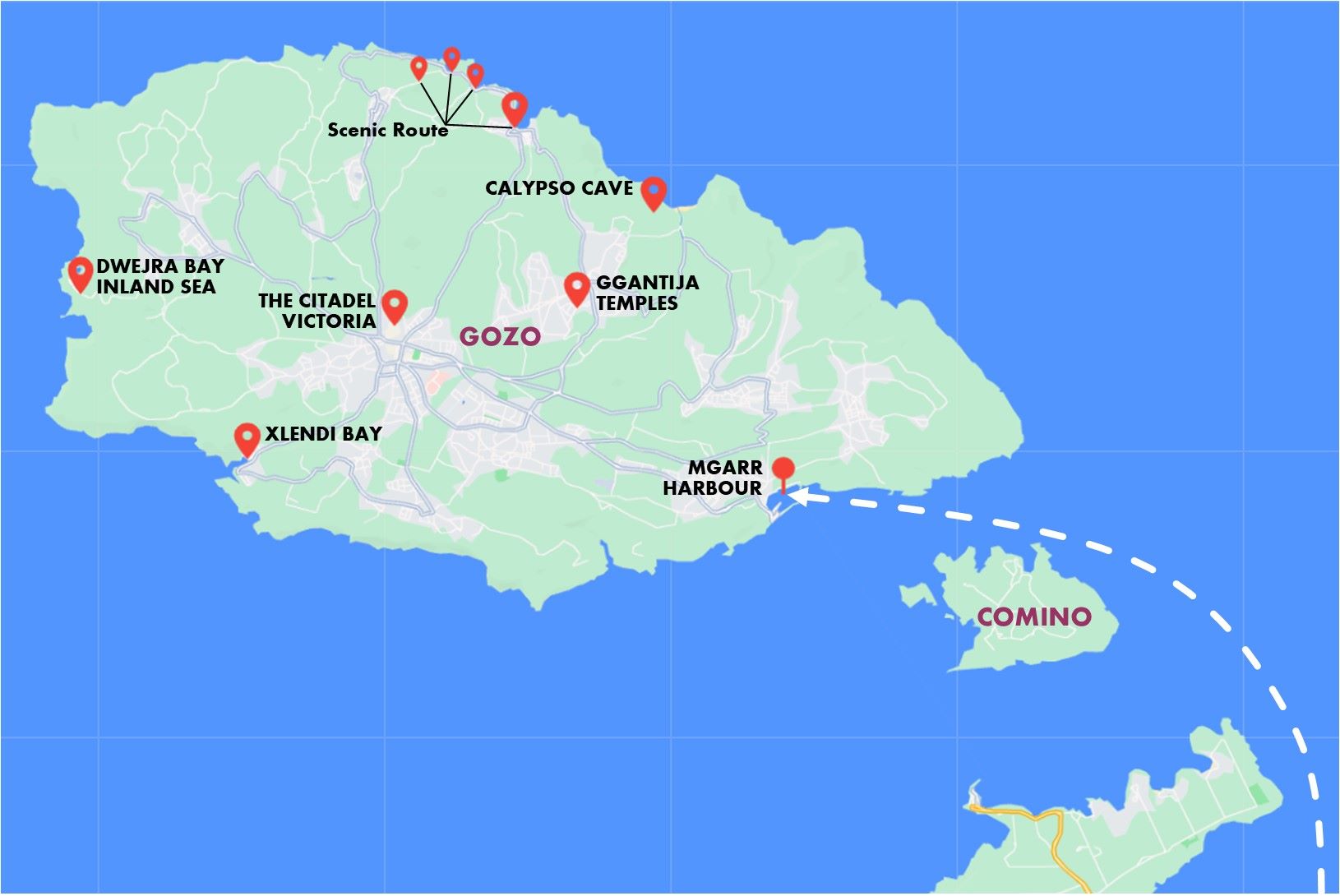 Gozo Island with Ggantija Temples Small Group Tour | Max. 12 Passengers